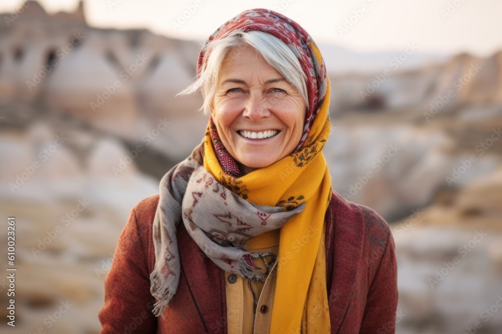Lifestyle portrait photography of a grinning woman in her 50s that is ...