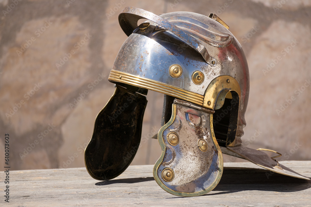 imperial helmet or galea is a type of Roman military helmet used by the ...