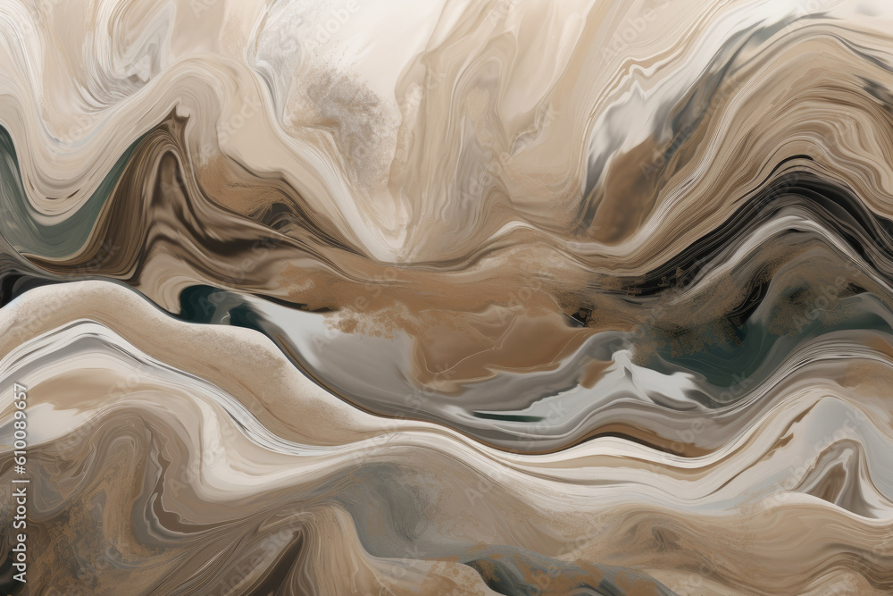 Abstract wallpaper in neutral earthy tones with a textured pattern ...
