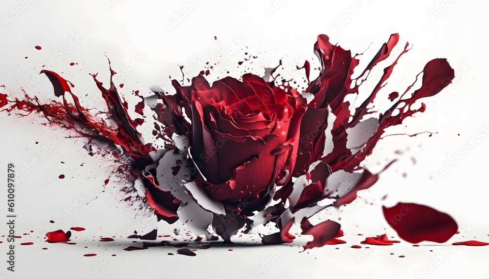 Discover the wonder of red roses with an epic abstract photo featuring ...