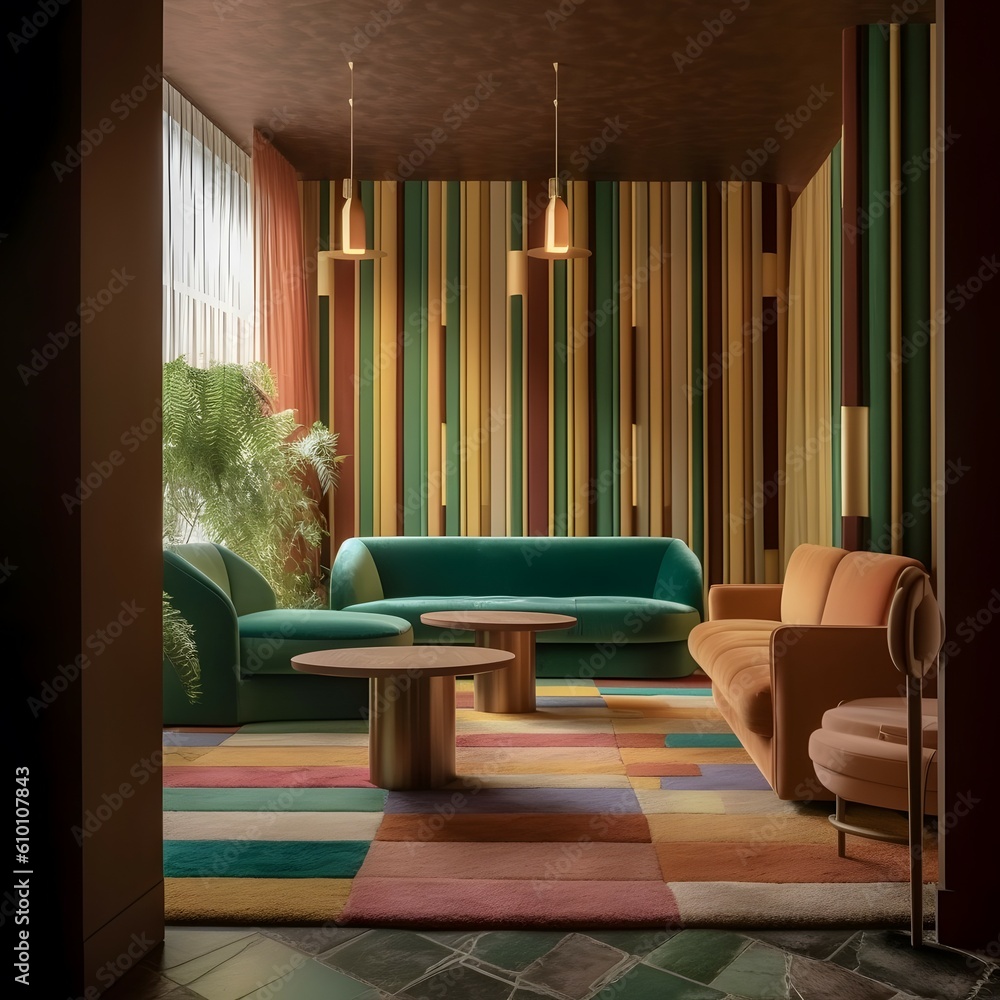 , beautiful interior made of soft pastel wool yarns, heathland ...