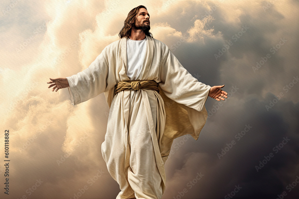 Jesus Christ, generative ai Stock Illustration | Adobe Stock