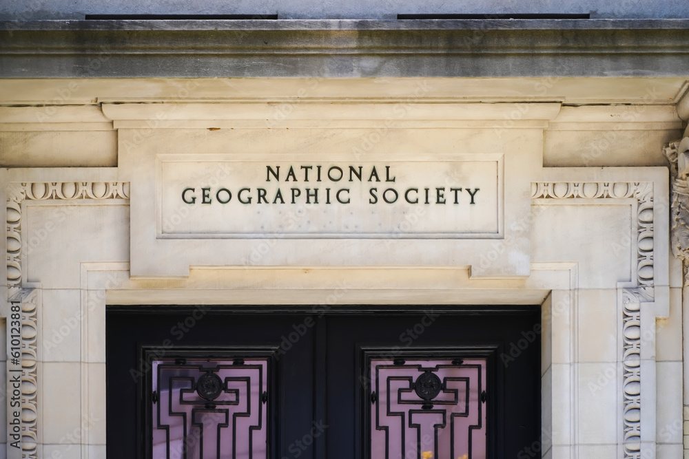 Washington , DC - April 4, 2023 : National Geographic Society ...