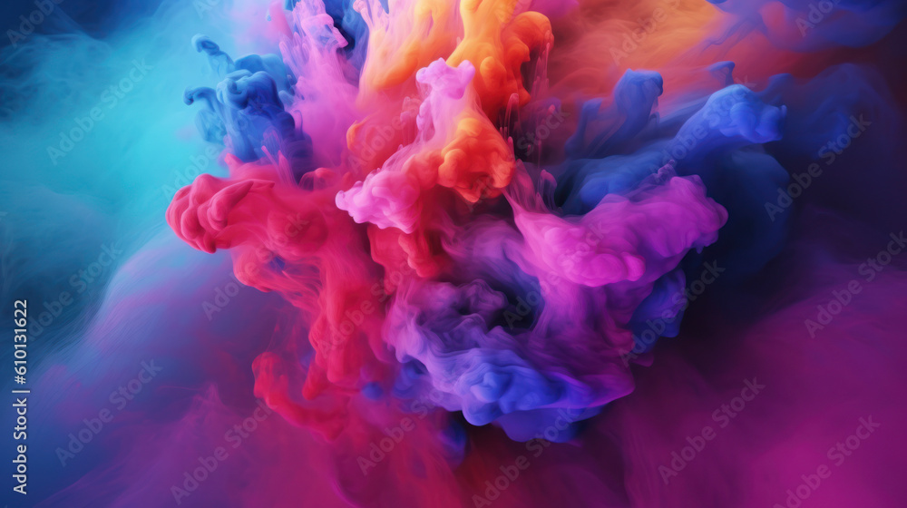 Colorful Neon Smoke Backgrounds