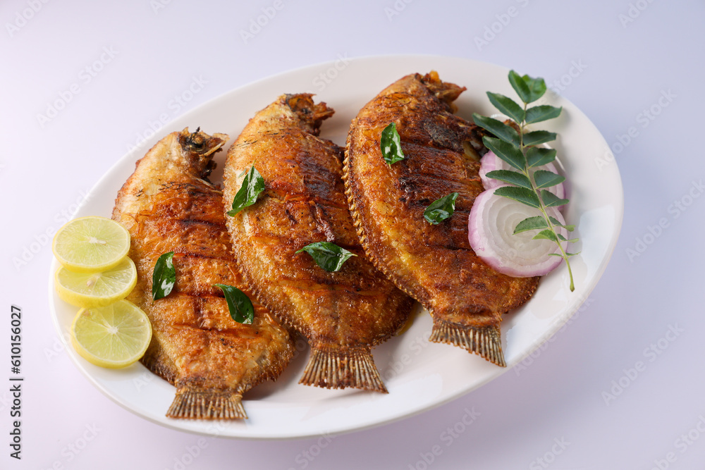 Kerala fish curry Karimeen Pollichathu a popular hot and spicy baked ...