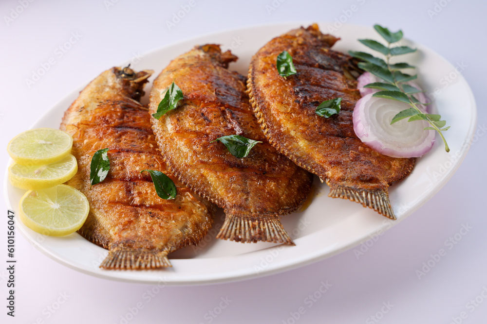 Kerala fish curry Karimeen Pollichathu a popular hot and spicy baked ...