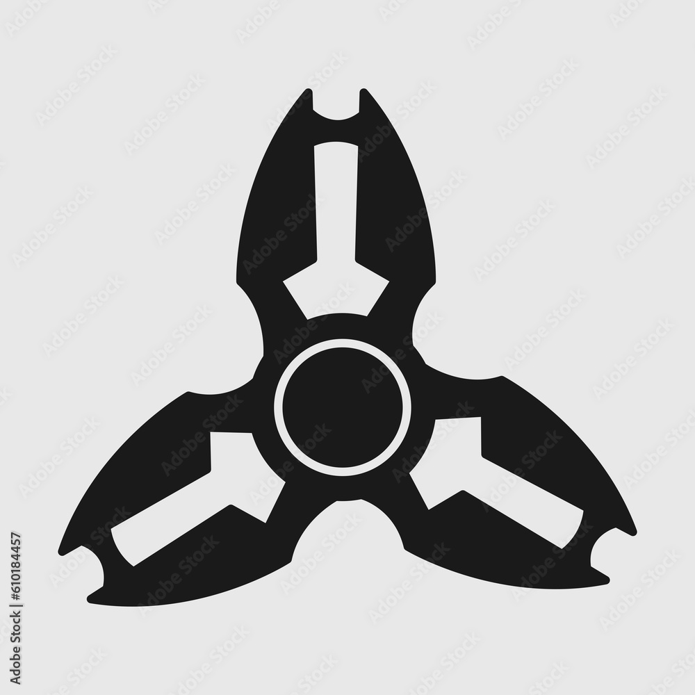 Fidget Spinner SVG Cut File, Fidget Spinner Silhouette, Hand Spinner ...