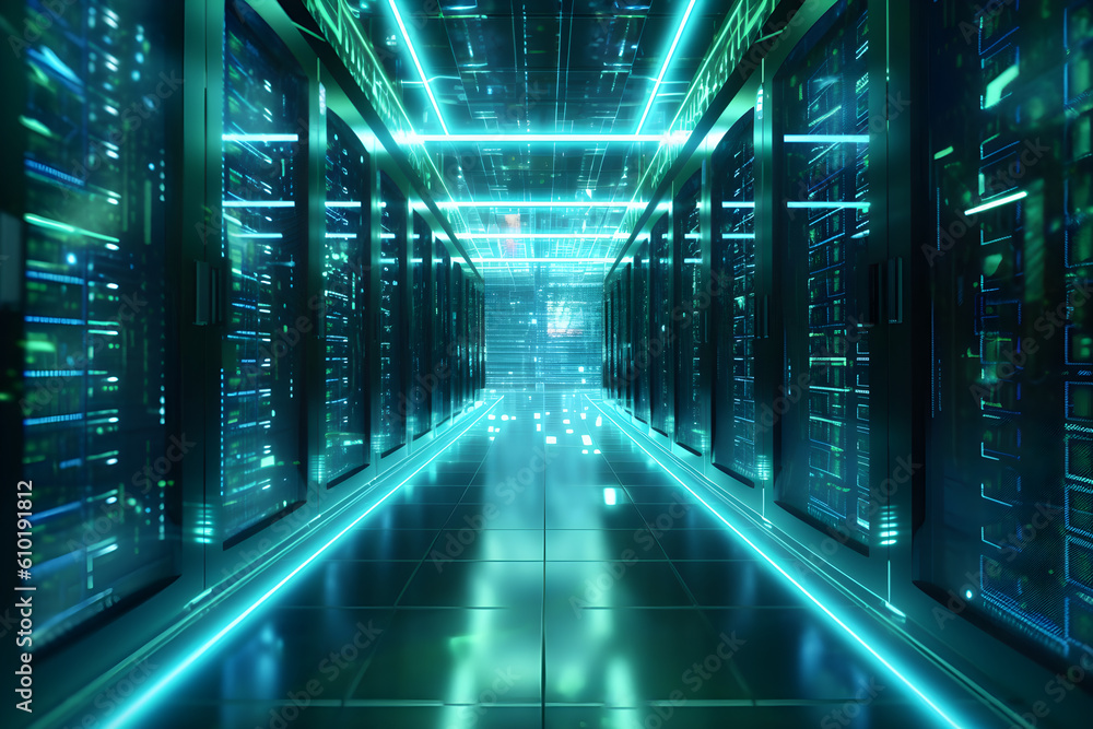Futuristic Supercomputer Futuristic Supercomputer