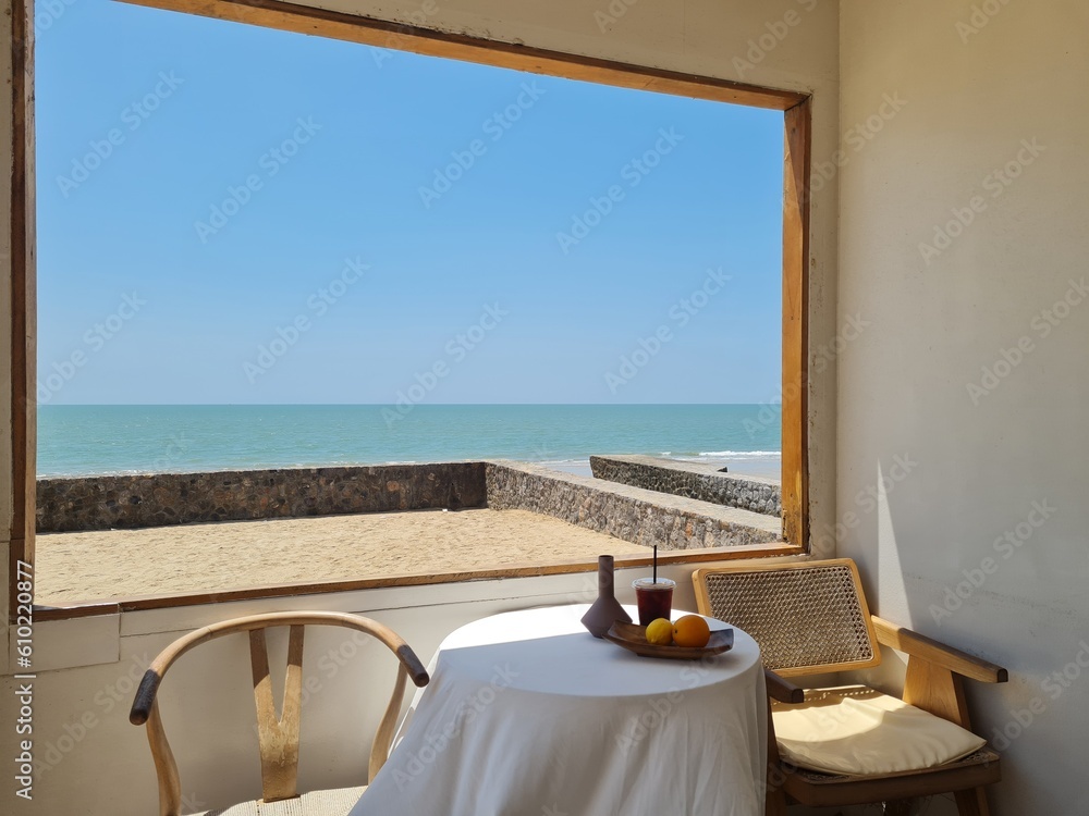 luxury hotel bar with view Stock Photo | Adobe Stock