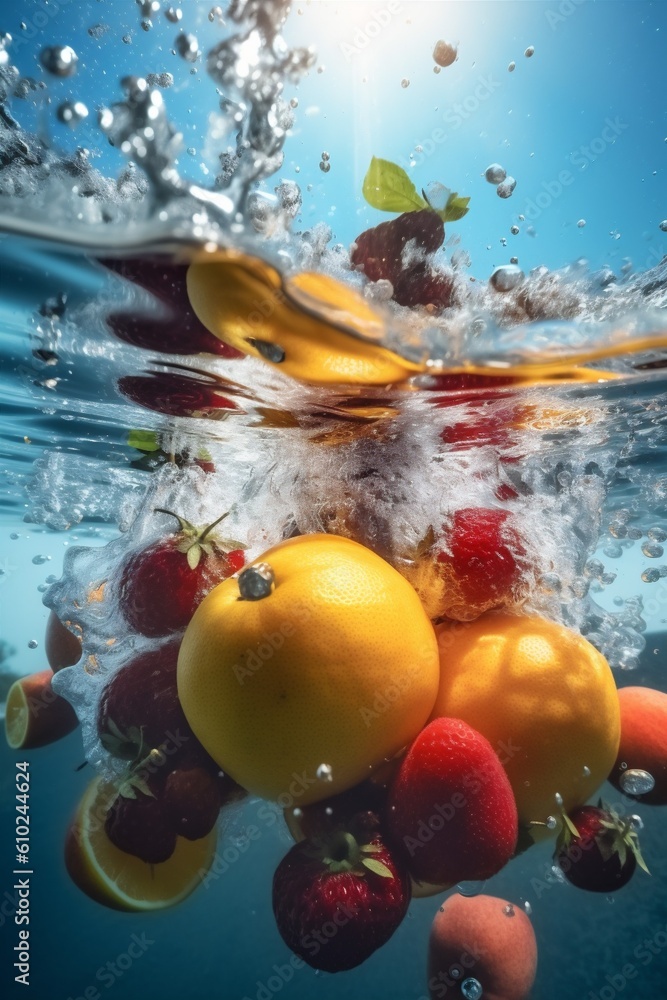 food green drop fresh vegetarian healthy vitamin water strawberry ...