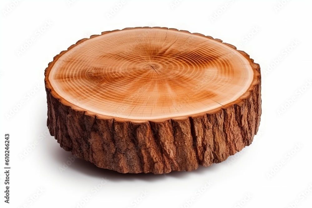 cross section of tree trunk. Generative AI Stock Illustration | Adobe Stock