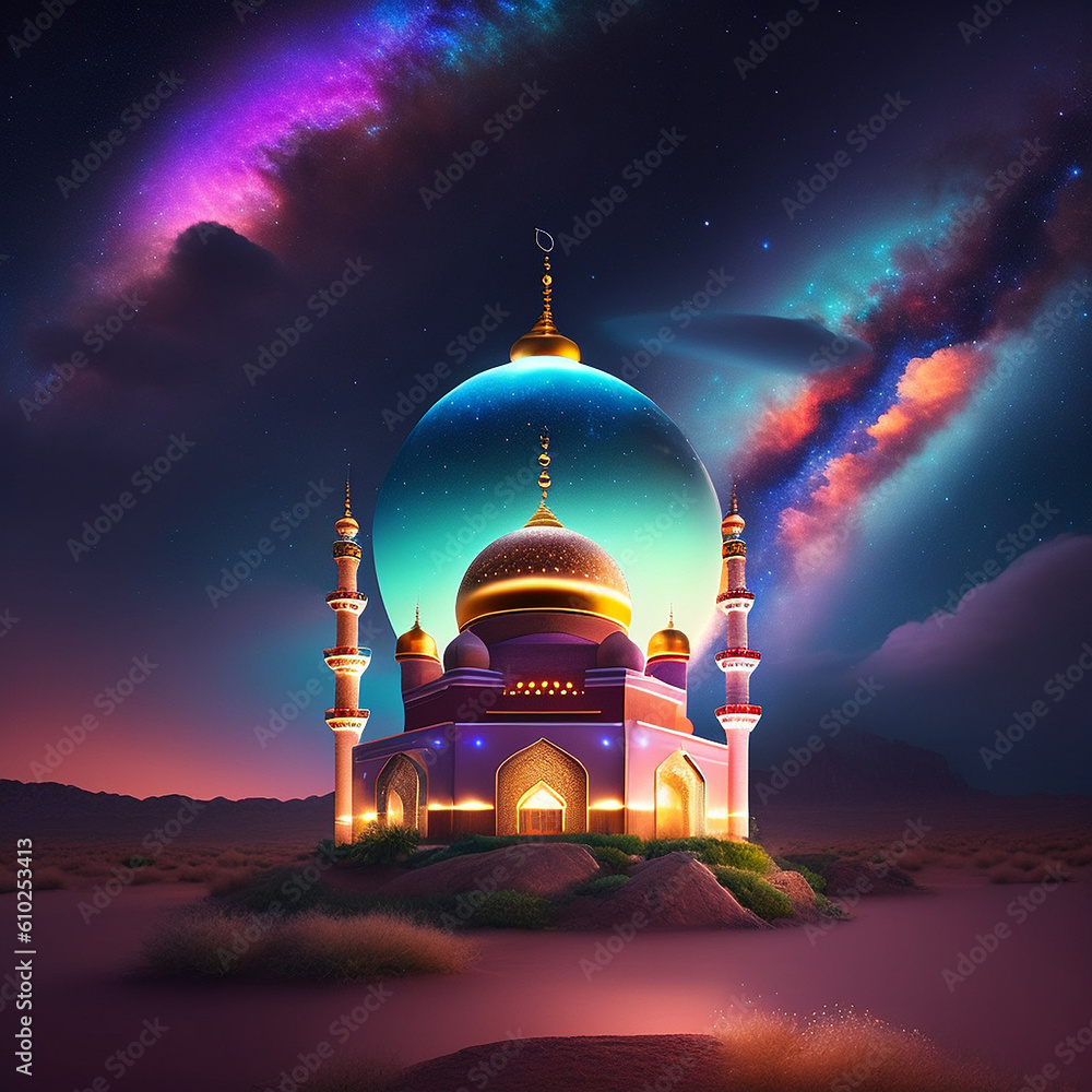 An Islamic background for various Islamic festivals, arabic background ...