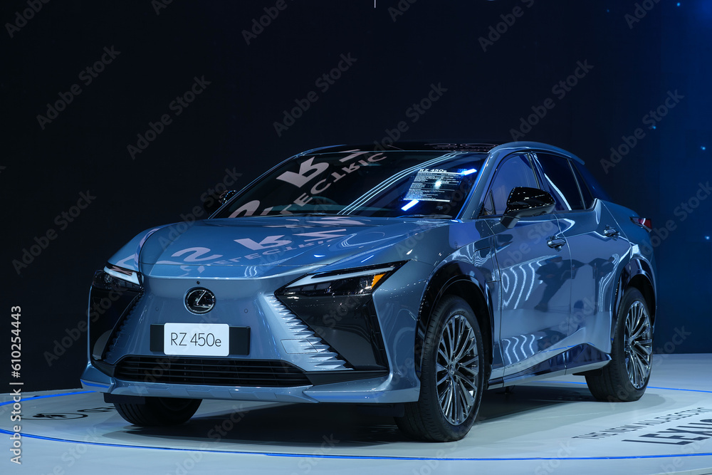Nonthaburi-Thailand 21 MAR 2023: HE NEW ALL-ELECTRIC LEXUS RZ 450e on ...