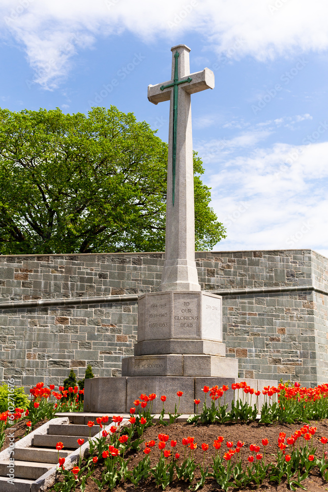 The 1924 Cross of Sacrifice - a memorial for the Canadians who died ...