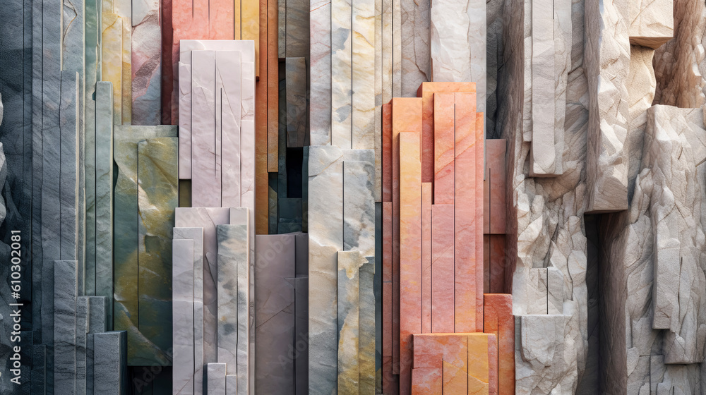 Abstract art. Natural minimalist brutalist architecture background ...