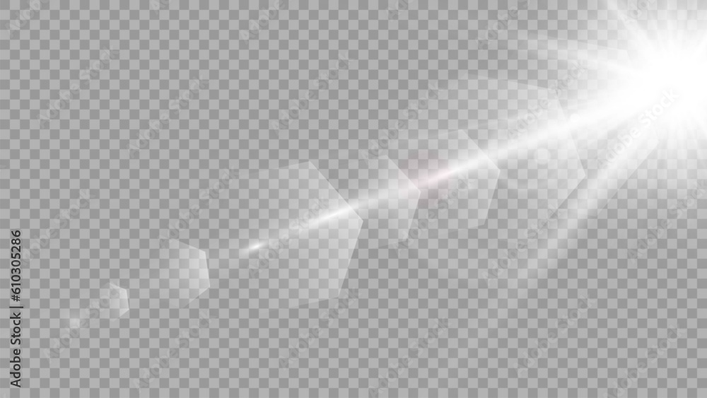 Vector transparent sunlight special lens flare light effect. Stock royalty free vector ...