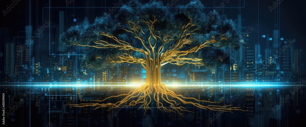 Electronic trees circuit design. Sustainable and renovable energy ...