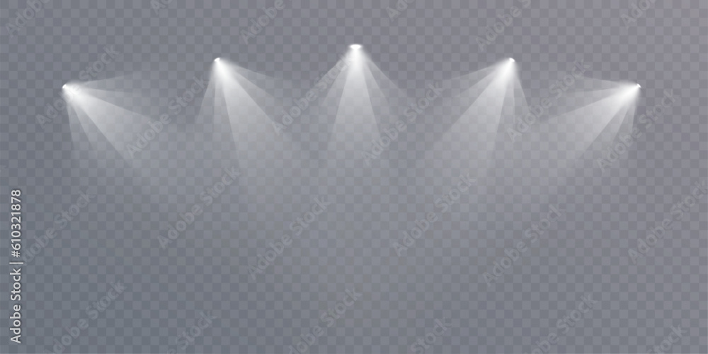 Poster Stage spotlight, bright light source, concert lighting – Wall ...