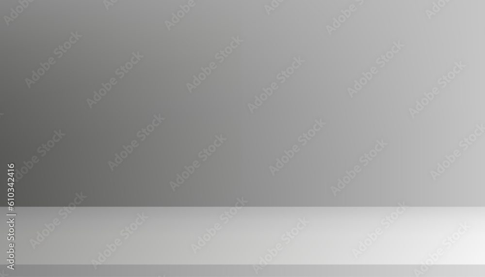 Vetor de 3d Grey Studio Background Display with Shadow and Light on ...