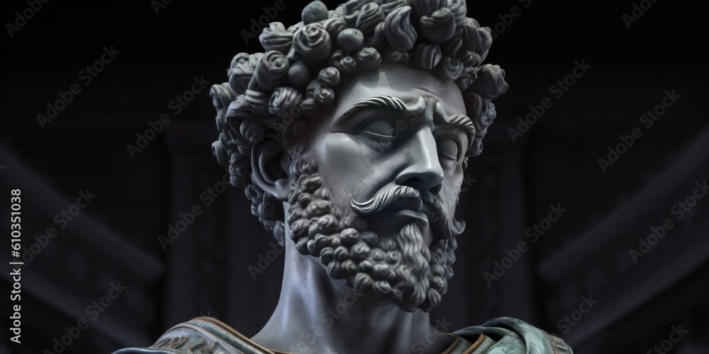 Marcus Aurelius: Stoic philosopher and Roman Emperor, epitomizing ...