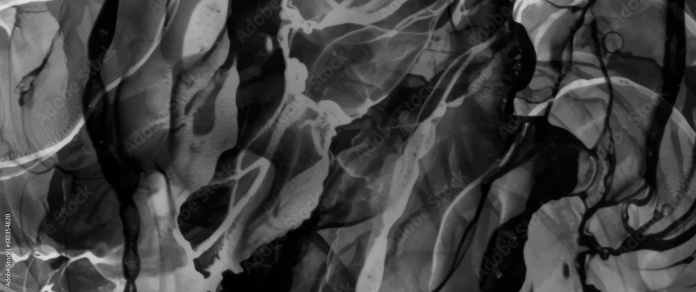 Abstract black ink vector art background for cover design, card, flyer ...