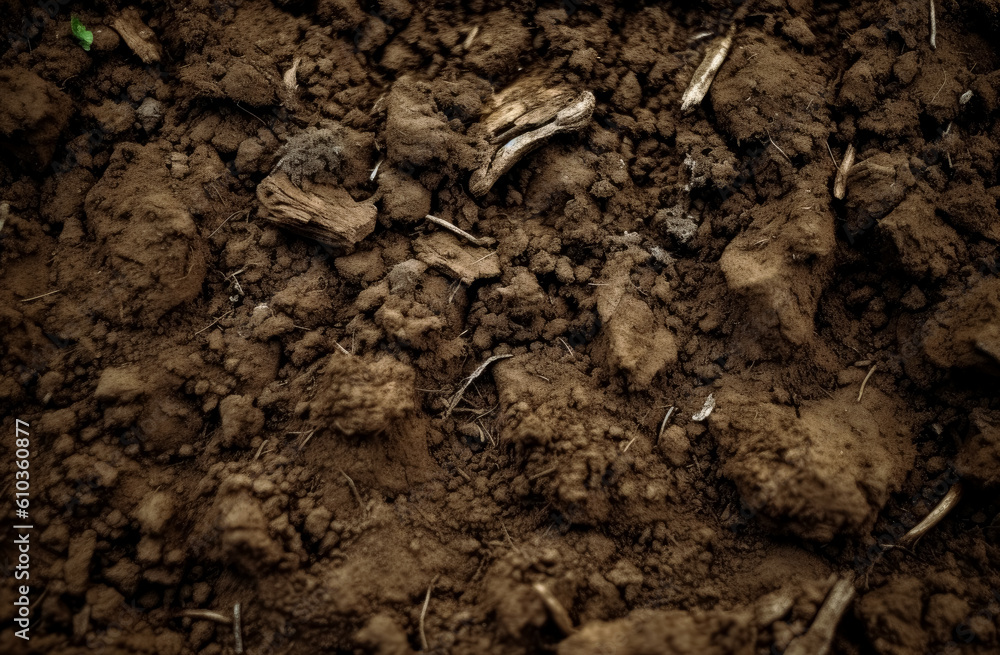 Compost dirt soil agricultural wallpaper, dirt texture in the style of ...