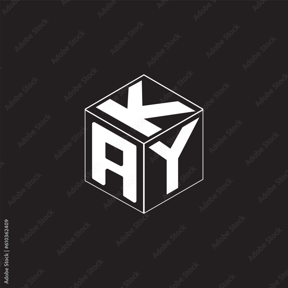 These designs are cube vector and font letter logo design. Stock Vector ...
