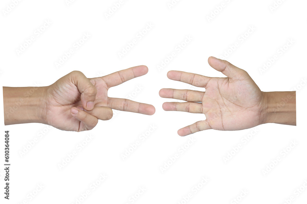 hand finger forming scissors, Rock paper scissors is an intransitive ...