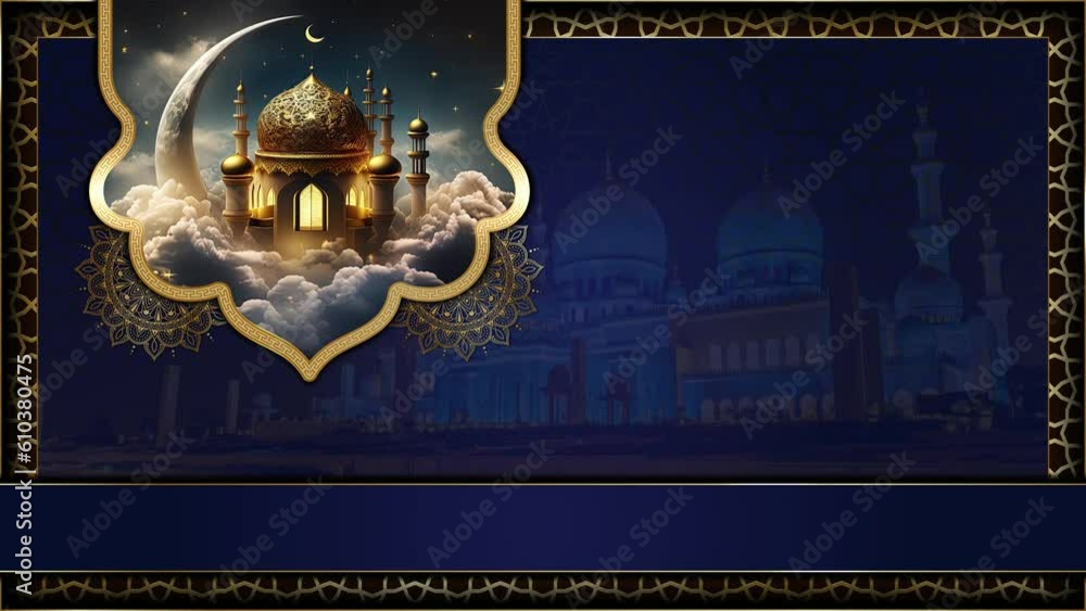 animated islamic background , luxury wallpaper UHD 4K 30 fps Stock 비디오 ...