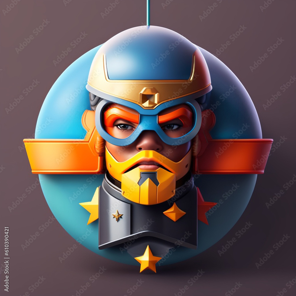hero face created for t-shirt design inspired by popular TV shows and ...