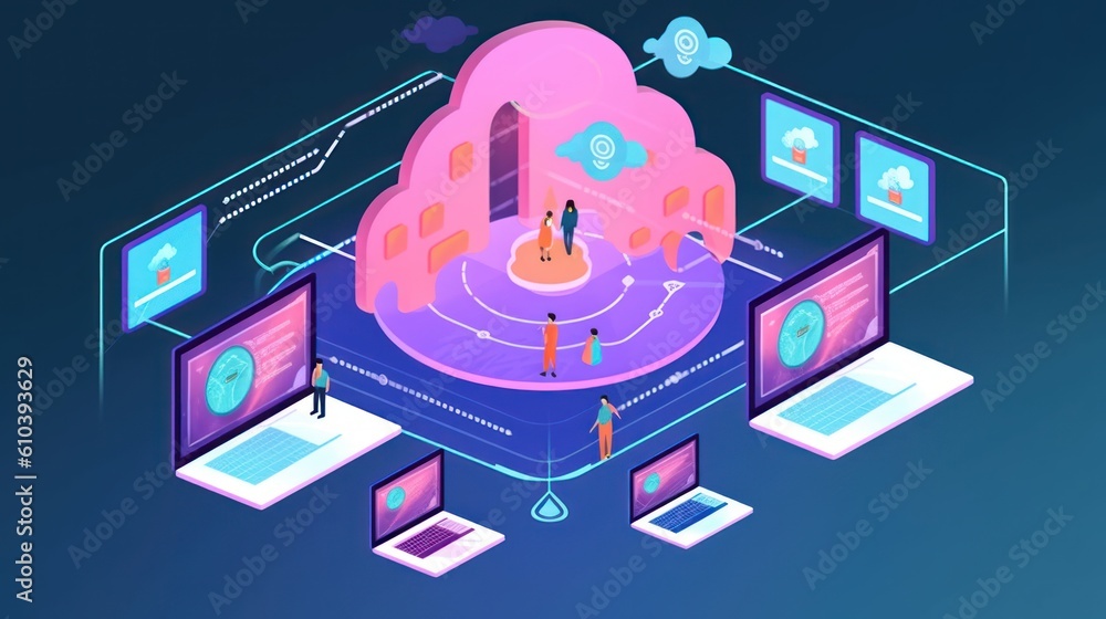 Virtual private network( VPN) and its use cases Stock Illustration ...