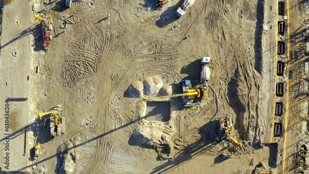 Vidéo Stock Land, construction site and engineering team working ...