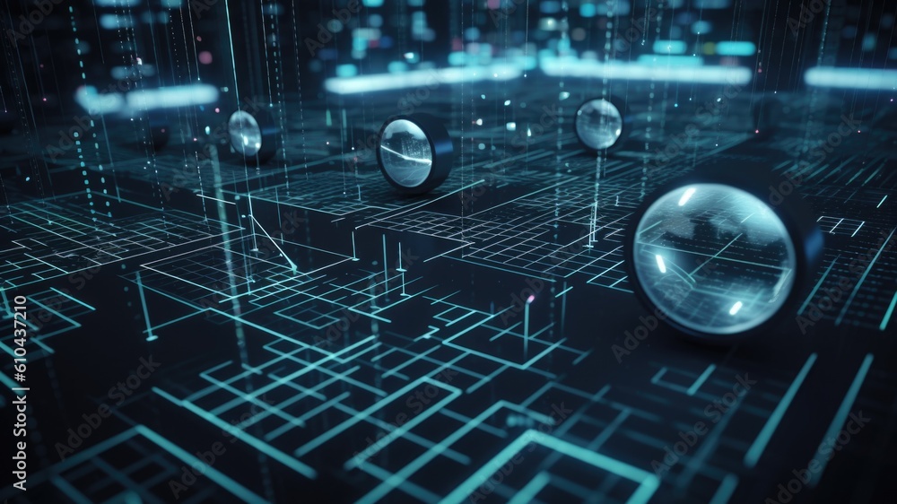 AI-powered detection systems analyzing patterns and anomalies created ...