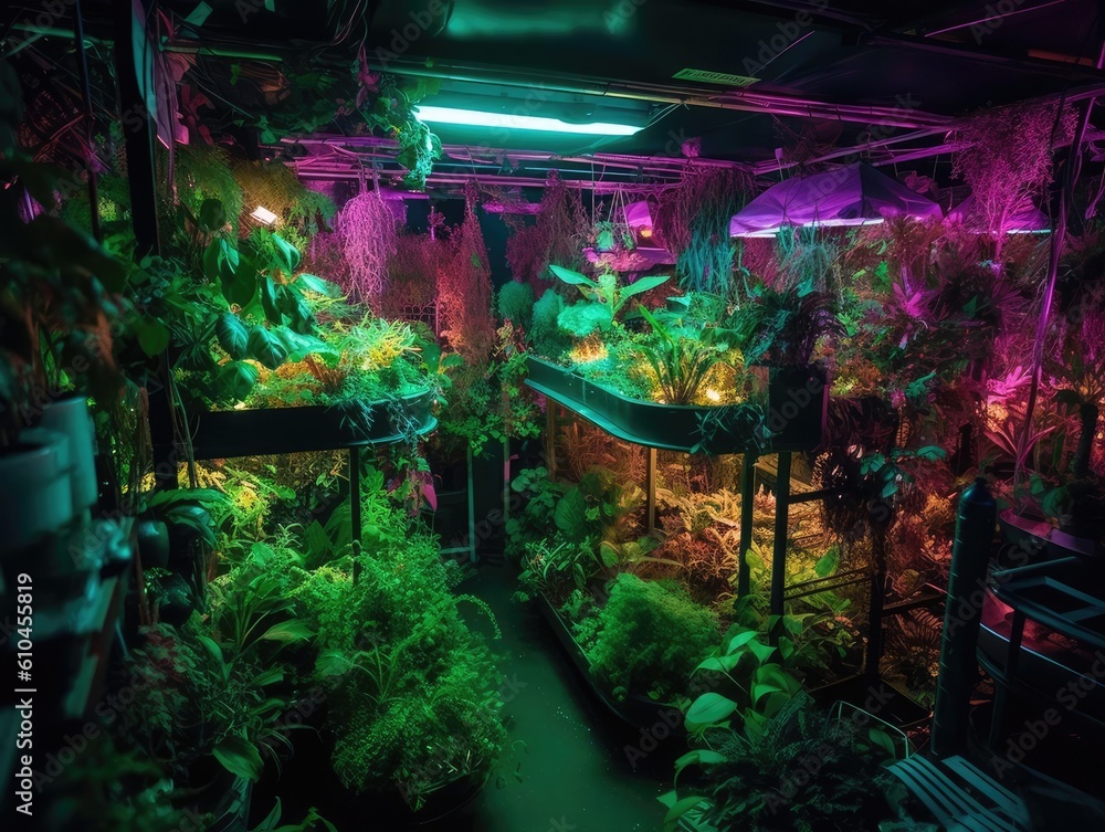 The bionic garden is a stunning fusion of nature and technology ...