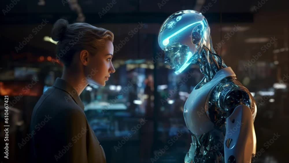 A Digital Generated Female Robotics Scientist and her Advanced AI ...