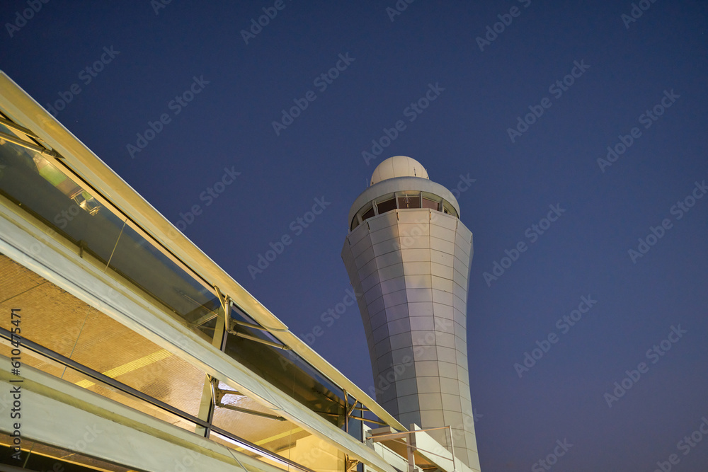 ABU DHABI, UAE - CIRCA JANUARY, 2020: view of tower at Abu Dhabi ...