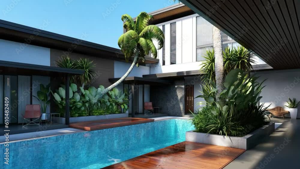 house, architecture, home, building, tree, hotel, palm, luxury, pool ...