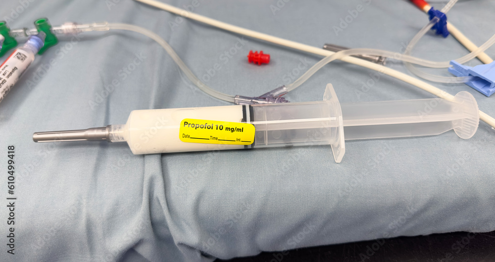 Hospital medications: symbols of medical treatment, anesthesia, pain ...