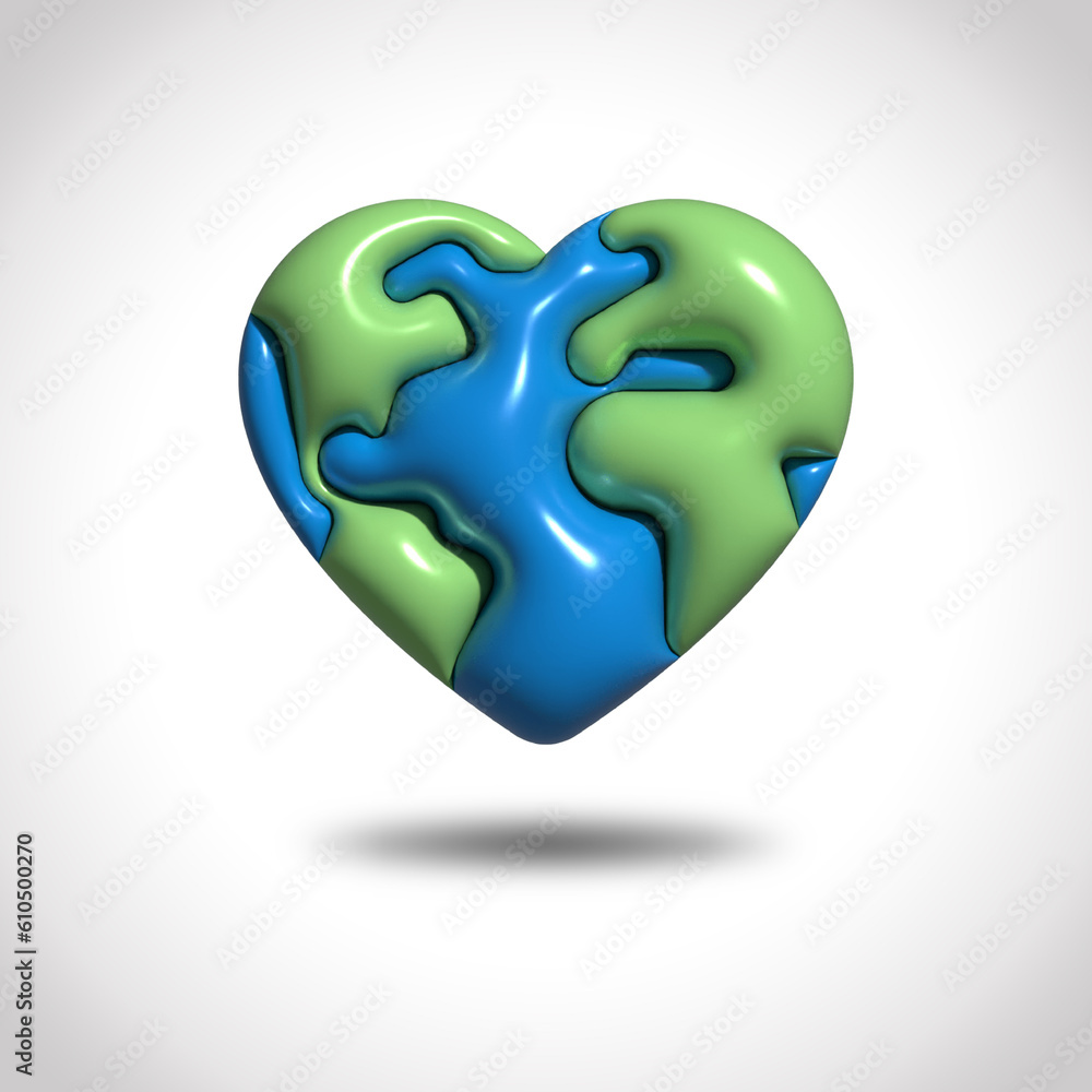 World environment day 2023 3d concept background. Ecology concept ...