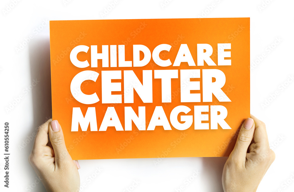 Childcare Centre Manager - plan, direct and coordinate the activities ...