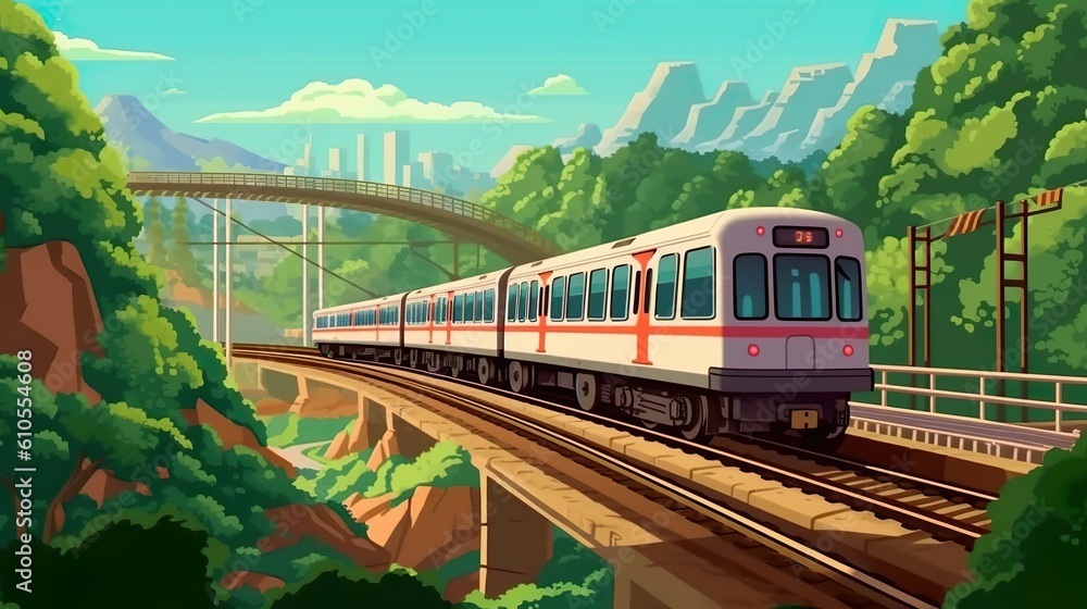 Abstract background subway. An abstract background sets the stage for a ...