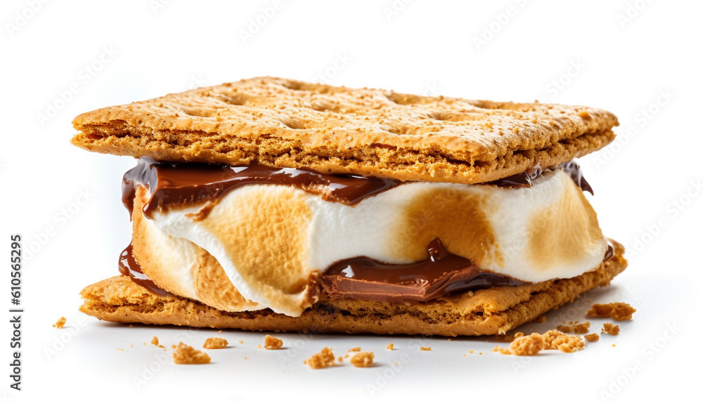 abcatp An ultra HD studio photo of smores on a white background HD ...