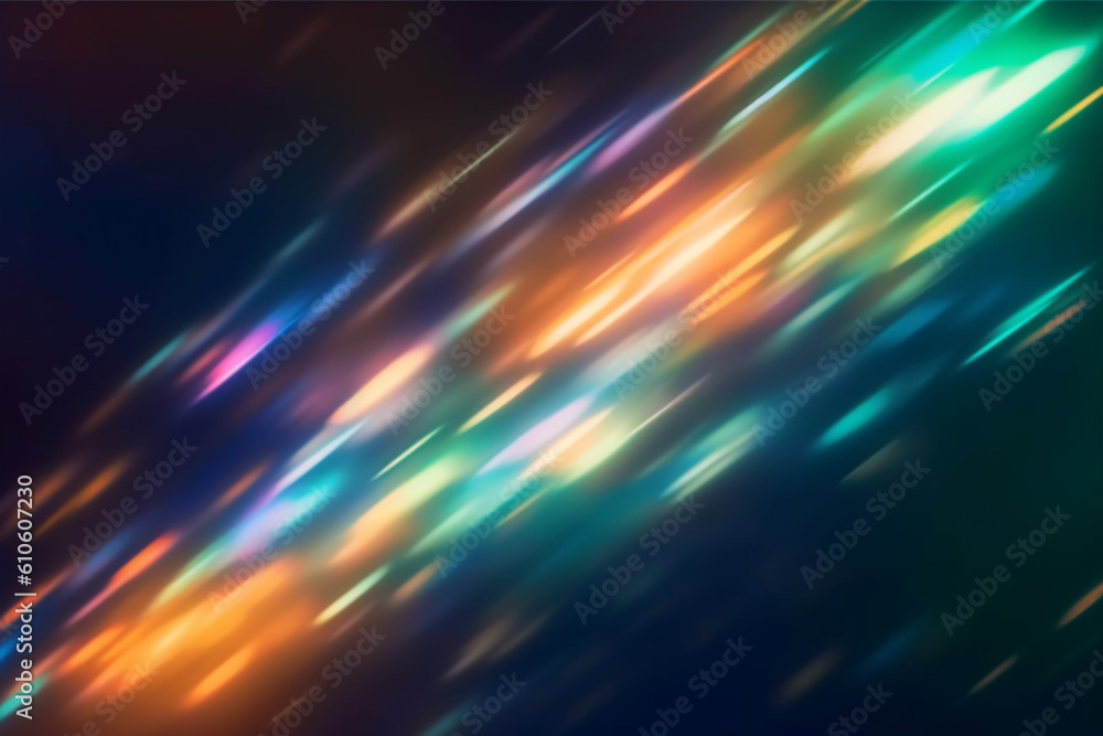 Lens flare overlay, Blur colorful glow, Optical glare leak, Party ...