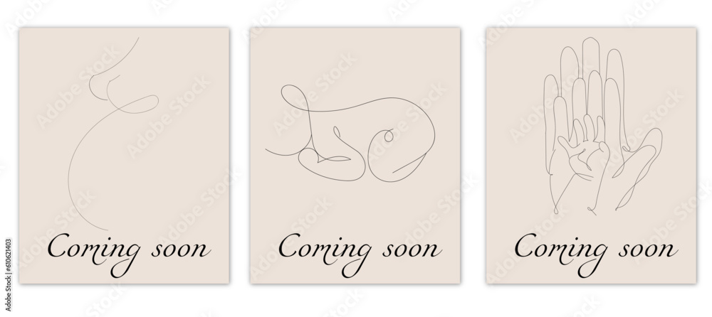 Happy family in continuous line art drawing style. family history ...