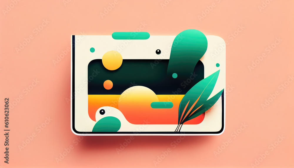 Utilizing a minimalist concept, this creative and modern graphic design ...