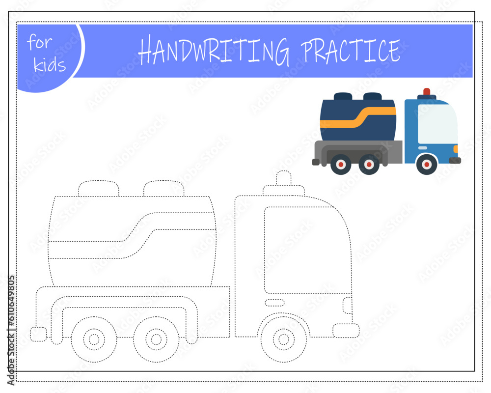 Connect the dots, educational game for kids, cartoon car Stock Vector ...