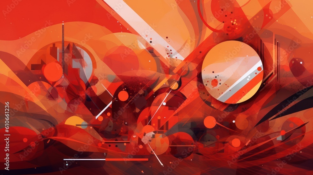 red and yellow comic style background HD 8K wallpaper Stock Photography ...