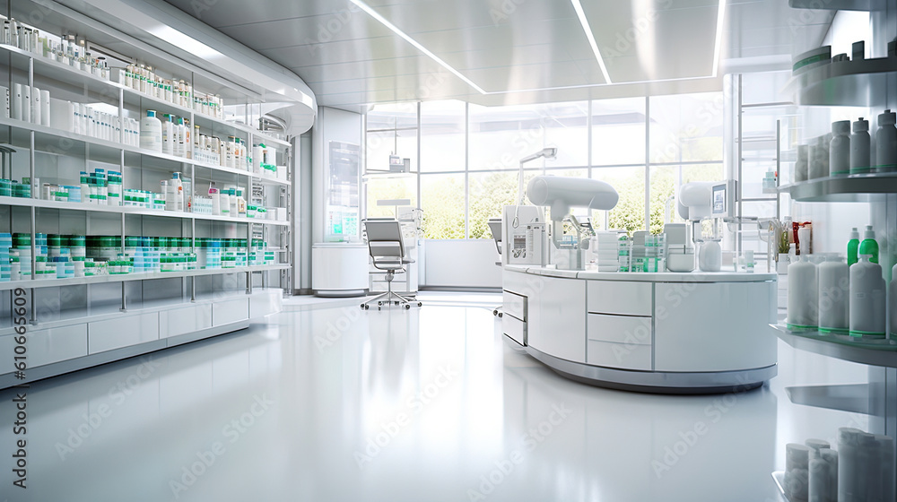 Clean and modern pharmaceutical lab Stock Photo | Adobe Stock