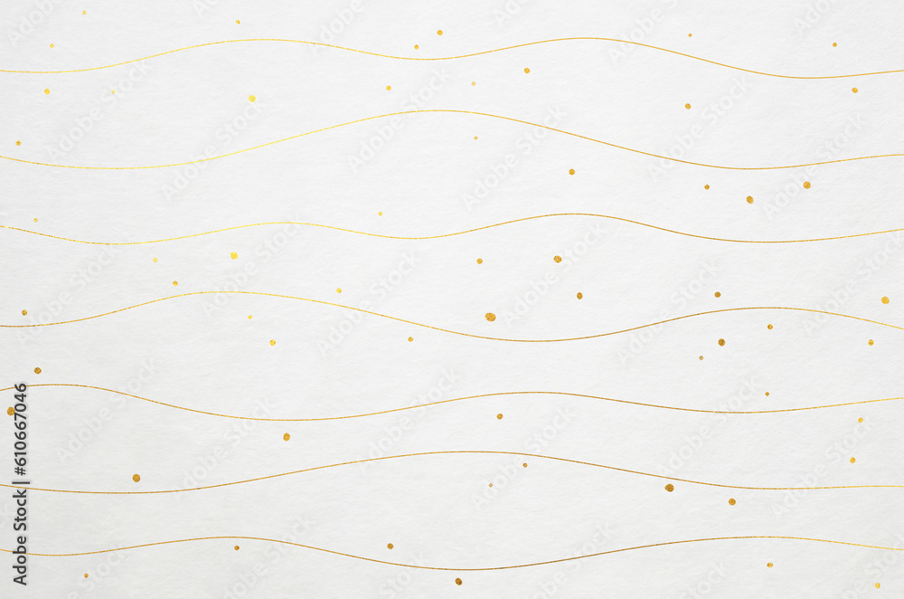 Japanese paper texture background with modern wave pattern. Elegant ...
