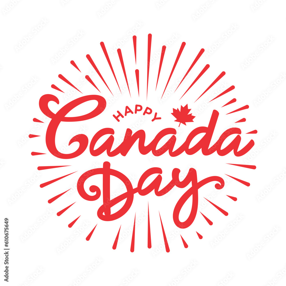Canada day fireworks, sign, background, graphics, template, clipart ...